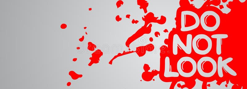 Do not look stock vector. Illustration of depth, decorative - 257471391