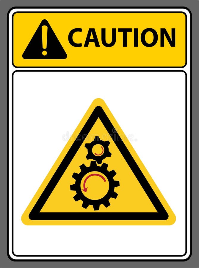 Do Not Open the Cover when the Machine is Working.,label Caution Stock ...