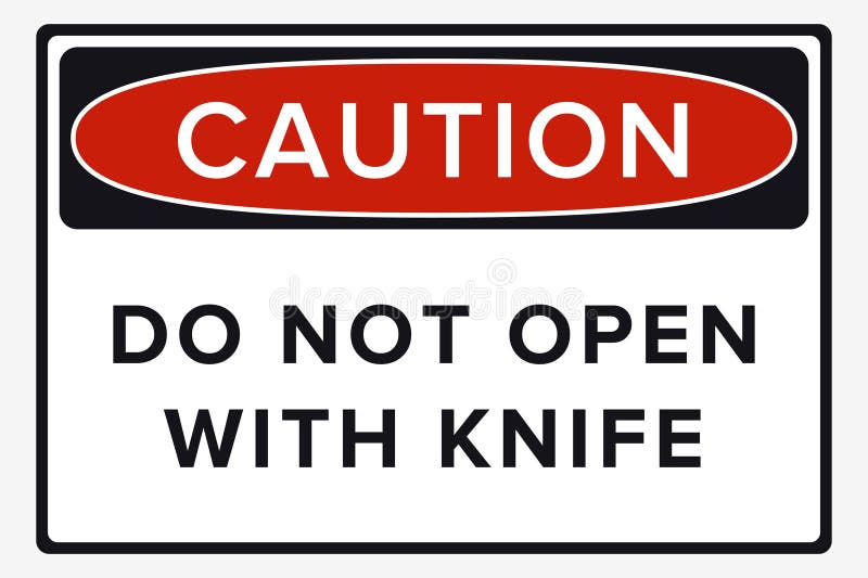 Do Not Open with Knife. Protective Packaging Instruction. Packaging ...