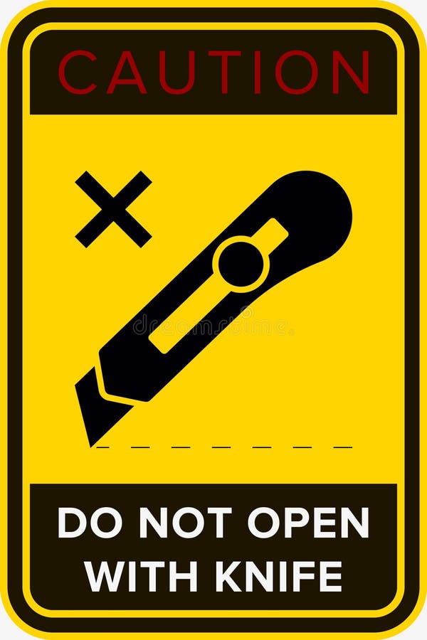 Do Not Open with Knife. Protective Packaging Instruction. Packaging ...