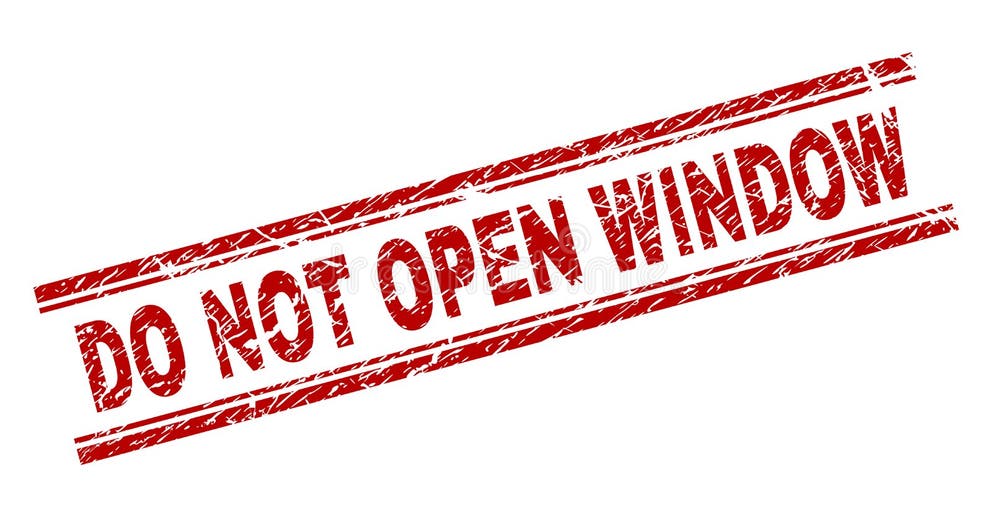 Do Not Open Window Stock Illustrations – 32 Do Not Open Window Stock ...