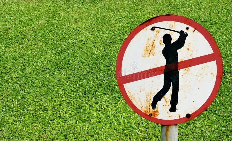 Golf signs stock photo. Image of arrow, golfing, signs - 25906394