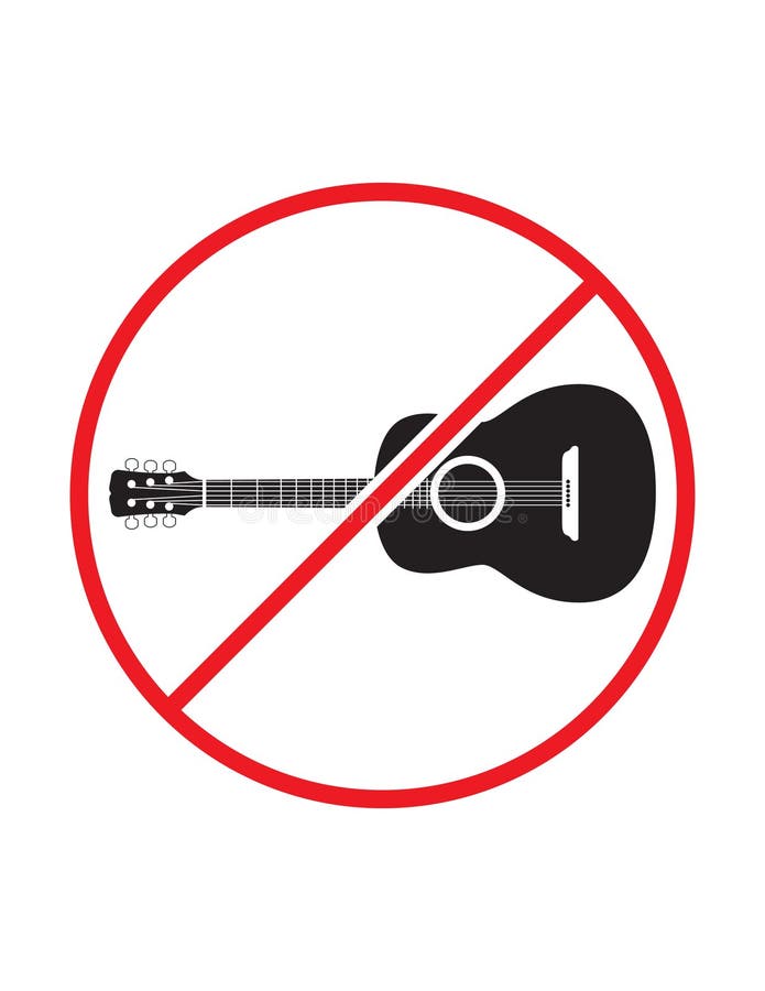 Play The Music Not The Instrument Stock Illustration - Illustration of ...