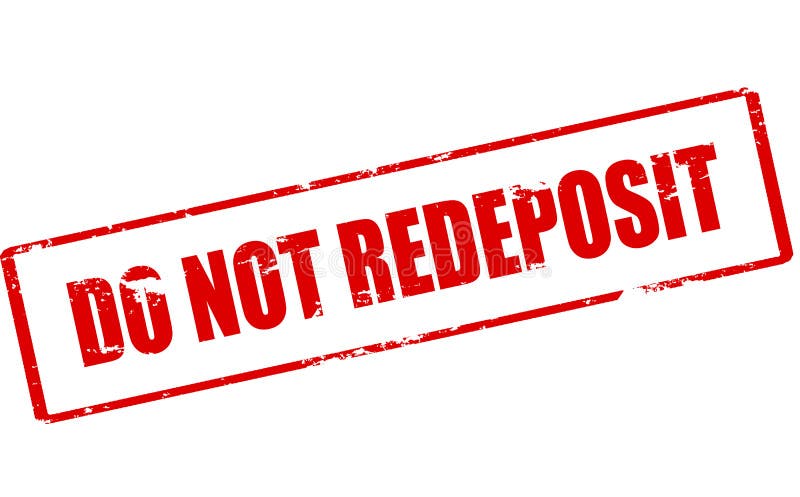 Redeposit Stock Illustrations – 9 Redeposit Stock Illustrations ...