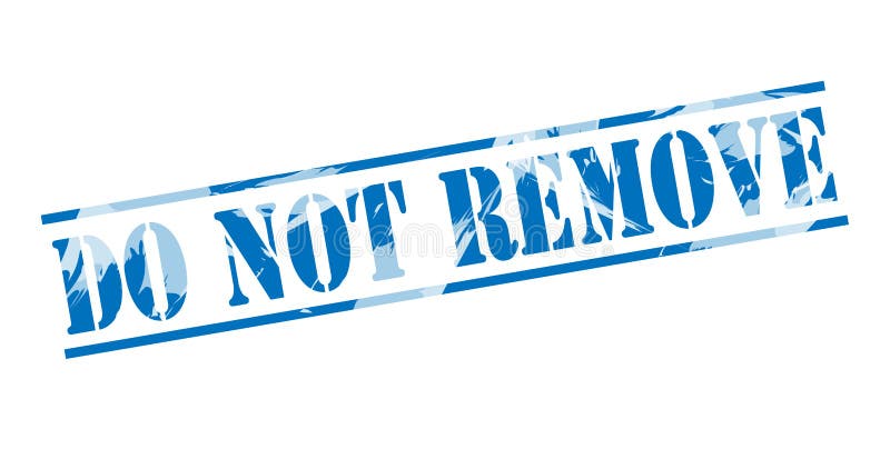 Do not remove blue stamp stock illustration. Illustration of background ...