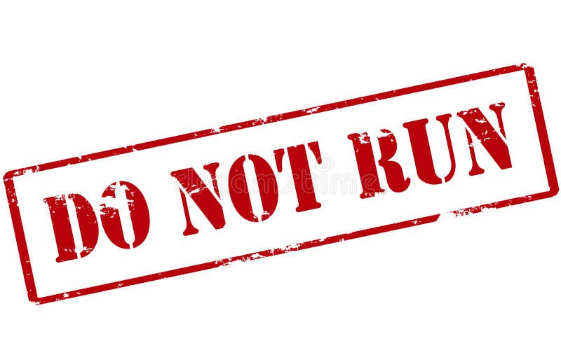 Do not run stock illustration. Illustration of miscellaneous - 92087429