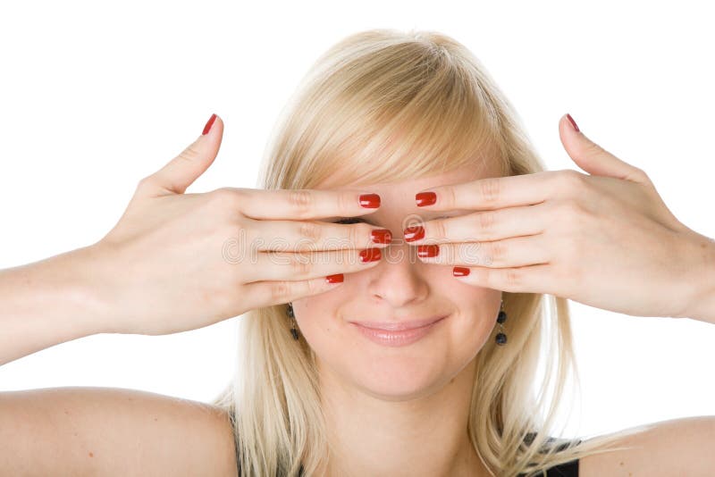 Hear no, see no, speak no stock photo. Image of adult - 18070750