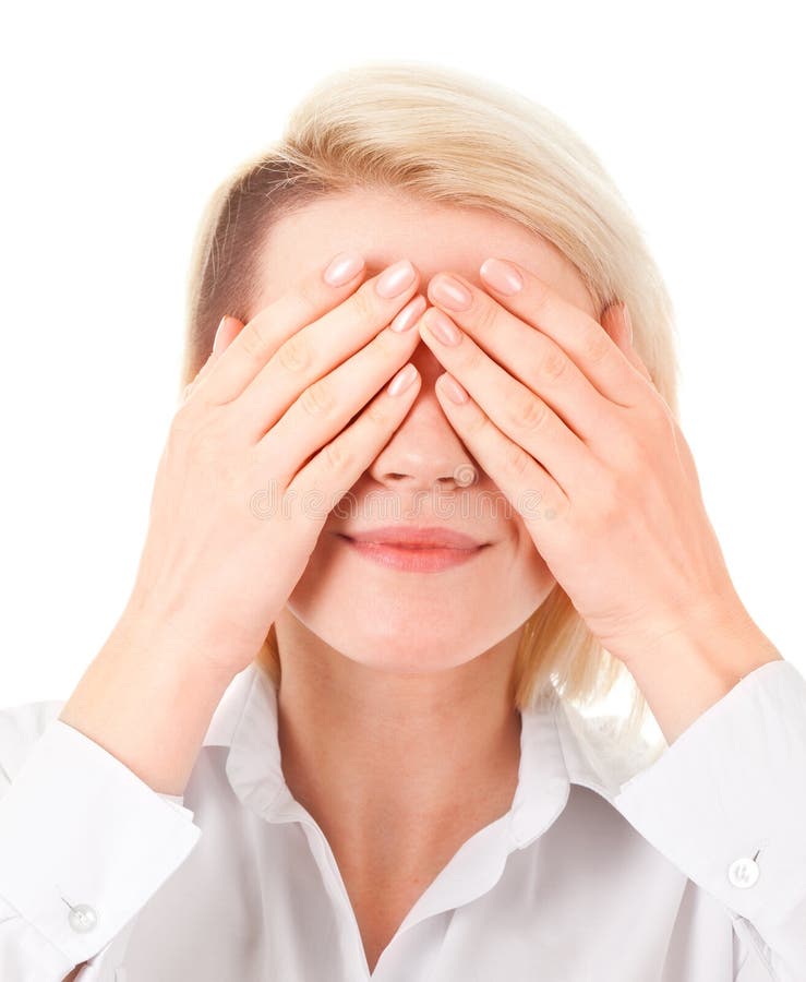 Do not see anything stock photo. Image of gesture, caucasian - 24900976