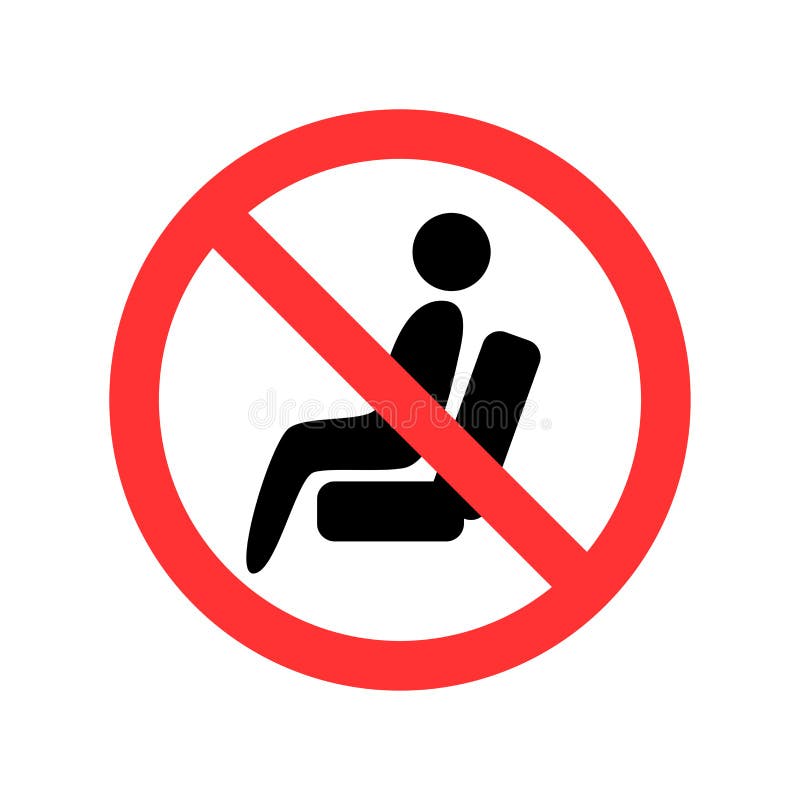 Do Not Sit Stock Illustrations – 1,121 Do Not Sit Stock Illustrations ...