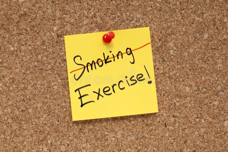 Do not smoke exercise stock photo. Image of goals, body - 42719246