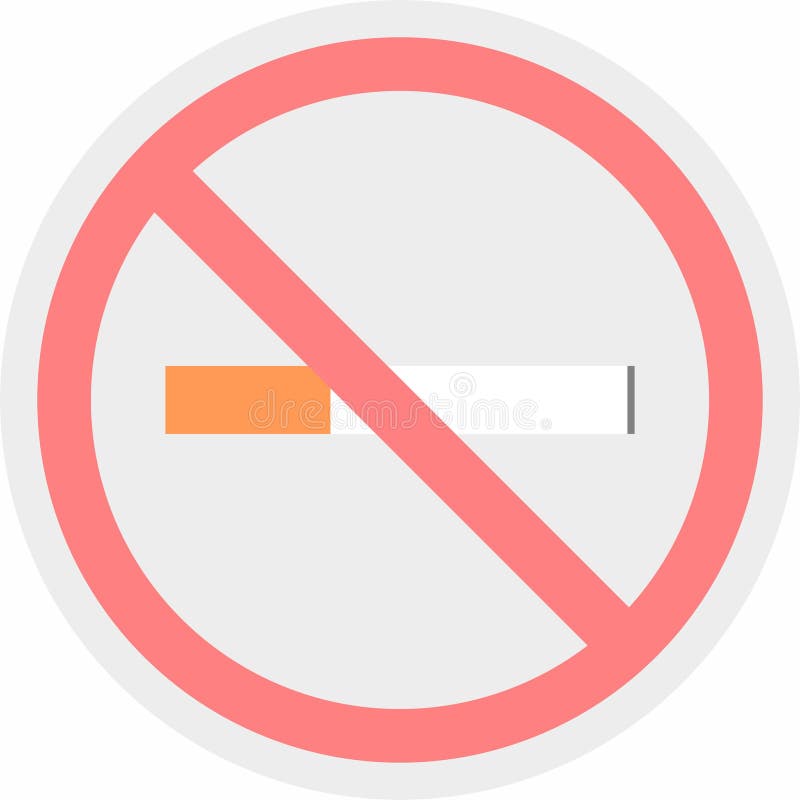 Do Not Smoke, Icon. Don T Smoke Vector Illustration. Stock Vector ...