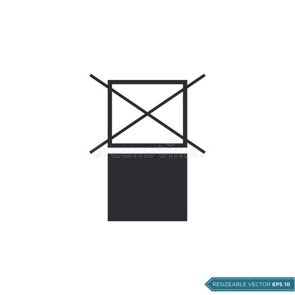 Do Not Stack. Packaging Sign Icon Vector Template Flat Design EPS 10 ...