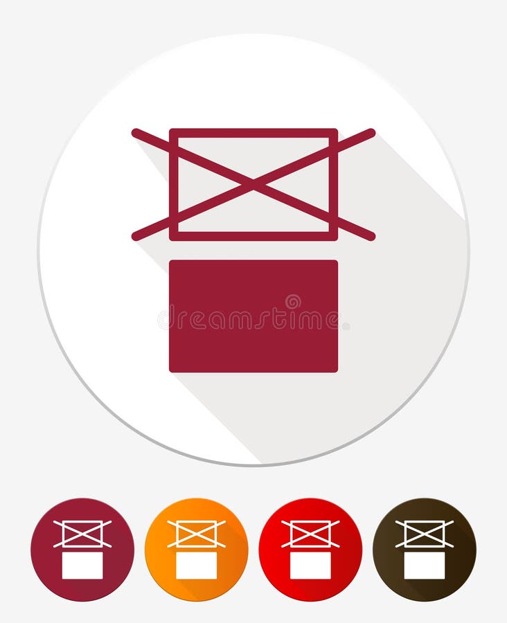 Do Not Stack. Packaging Symbol. Sign and Label Indicating that Items ...