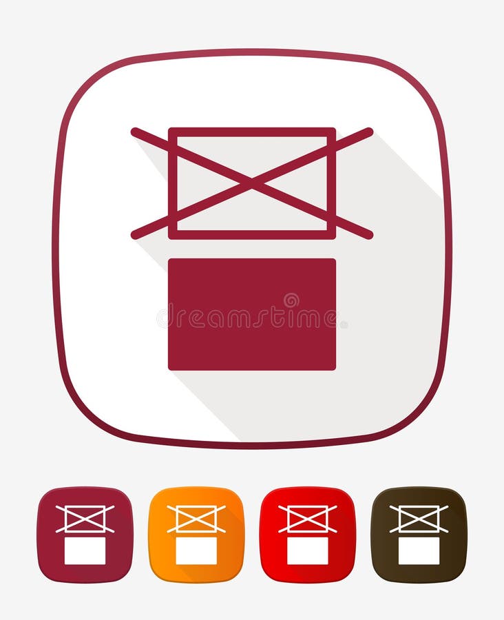 Do Not Stack. Packaging Symbol. Sign and Label Indicating that Items ...