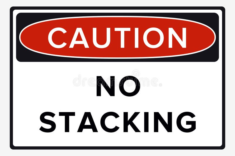 Do Not Stack. Packaging Symbol. Sign and Label Indicating that Items ...