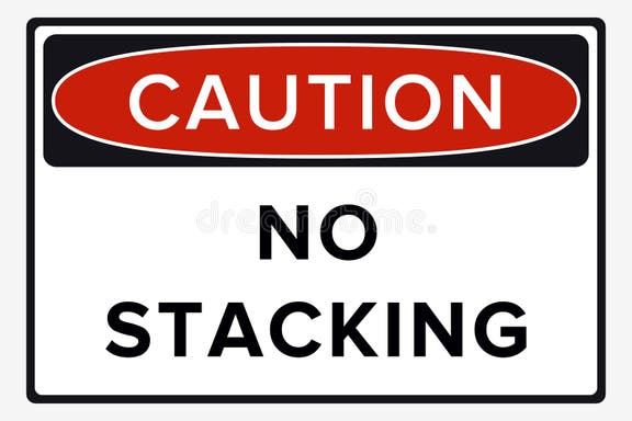 Do Not Stack. Packaging Symbol. Sign and Label Indicating that Items ...
