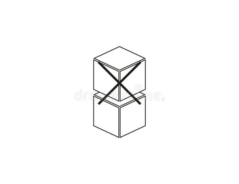 Do Not Stack Symbol, Icon. Vector Illustration Stock Vector ... Do Not Stack Symbol, Icon. Vector Illustration Stock Vector ...
