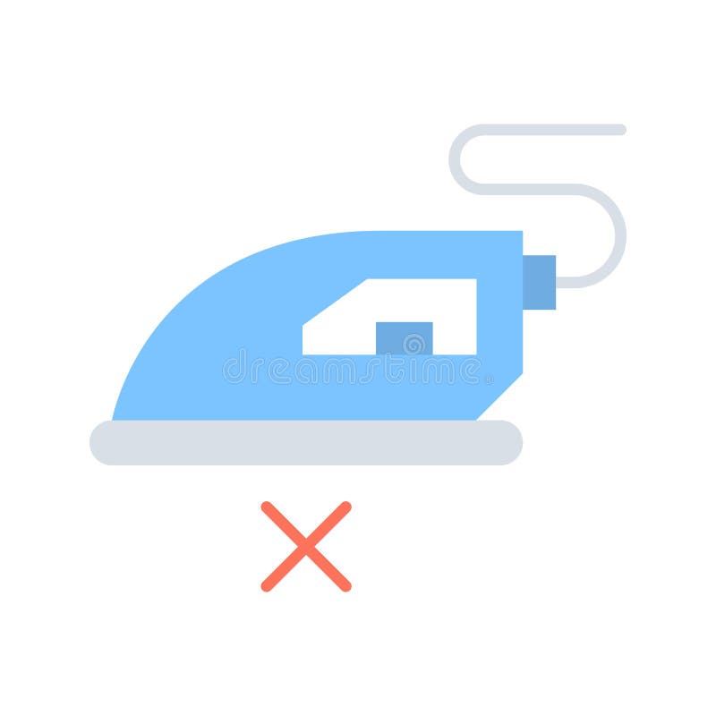 Do Not Steam Icon Vector Image. Stock Vector - Illustration of icon ...