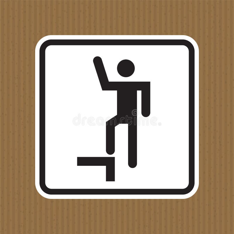 Do NOT Step or Stand on this Surface Stock Vector - Illustration of ...
