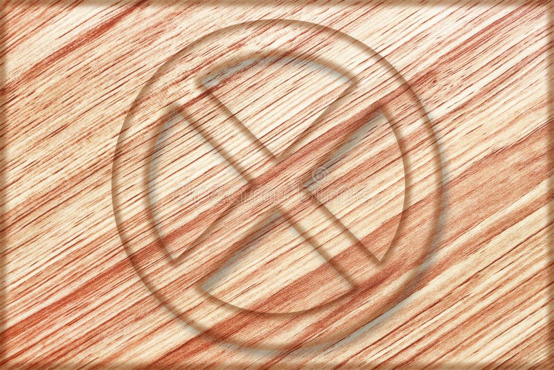 Do Not Stop Sign on Wooden Board Stock Illustration - Illustration of ...
