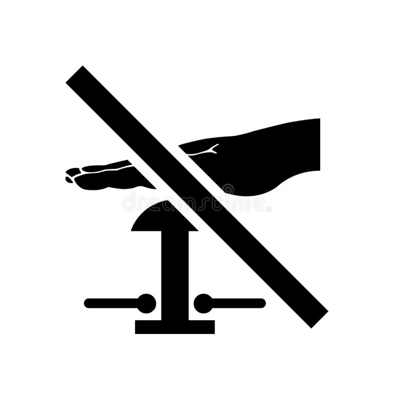 Do Not Switch on Symbol Sign Stock Vector - Illustration of prohibited ...