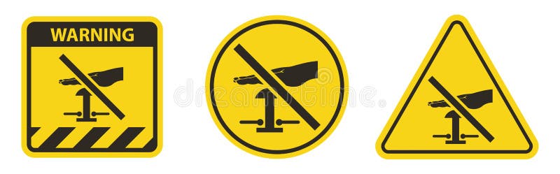 Do Not Switch on Symbol Sign Stock Vector - Illustration of protection ...