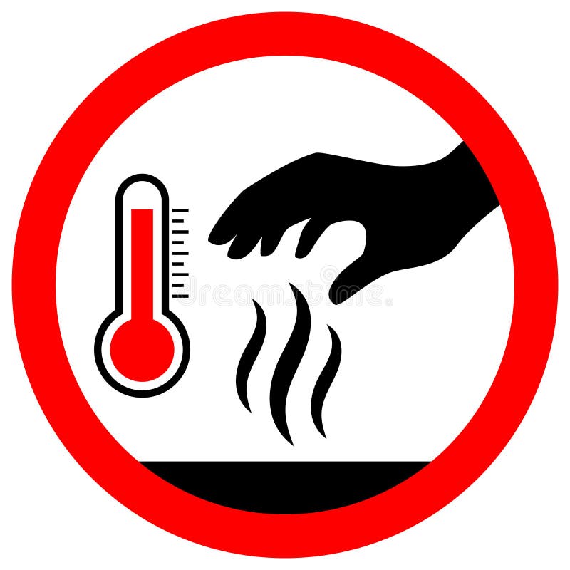 Hot Surface Signs Stock Illustrations – 561 Hot Surface Signs Stock ...