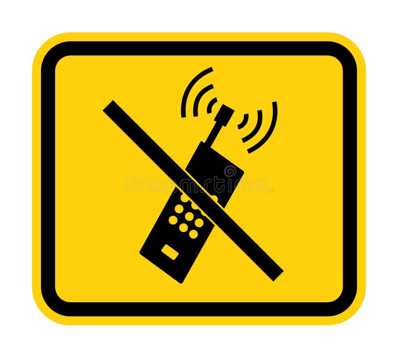 Do not use the phone stock vector. Illustration of restricted - 254114091