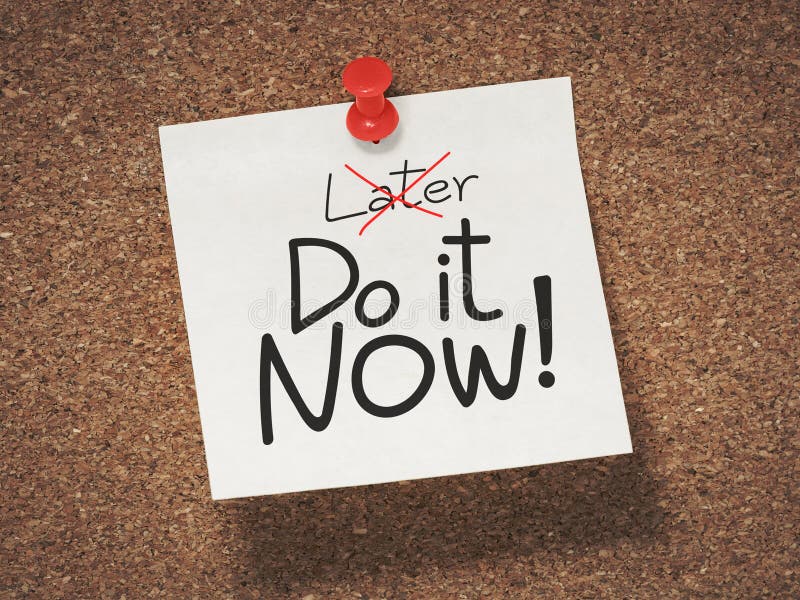 Do it now stock photo. Image of advice, text, action - 60831194