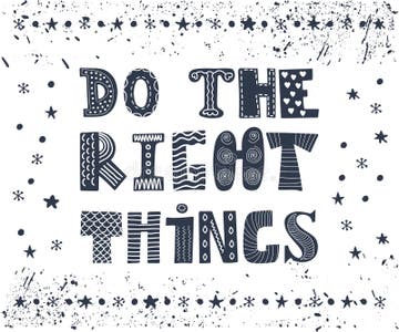 Do Right Thing Stock Illustrations – 86 Do Right Thing Stock ...