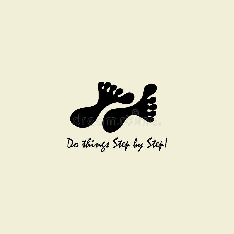 Do things step by step stock vector. Illustration of apparel - 135449103