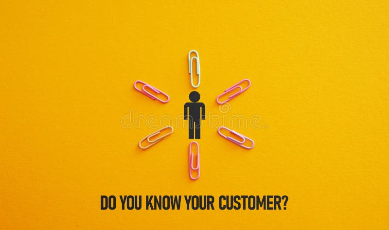 Do You Know Your Customer is Shown As Business Concept Stock Image ...