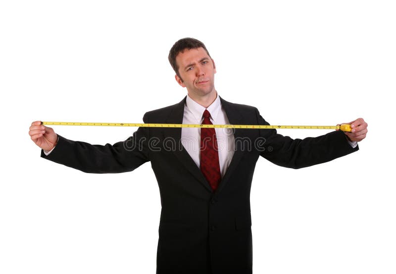 Do you Measure Up stock image. Image of handsome, caucasian - 5812541