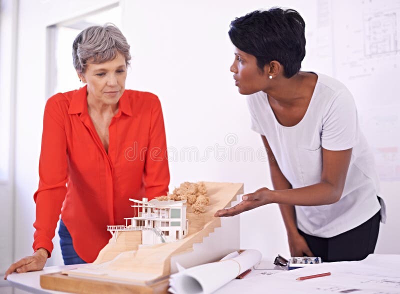 Do You Think we Should Make Any Adjustments. Two Female Architects ...