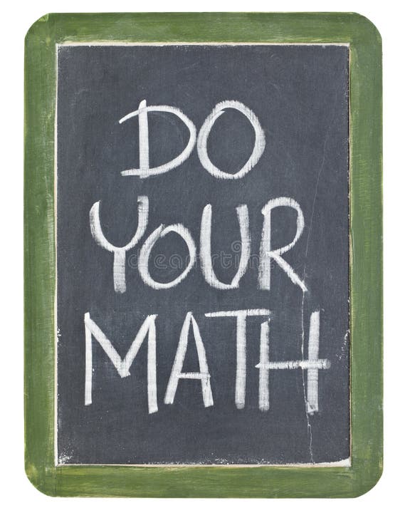 Do your math stock photo. Image of retro, suggestion - 23271802