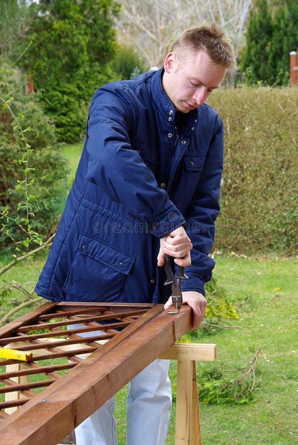 Do it yourself stock photo. Image of house, person, site - 10422404