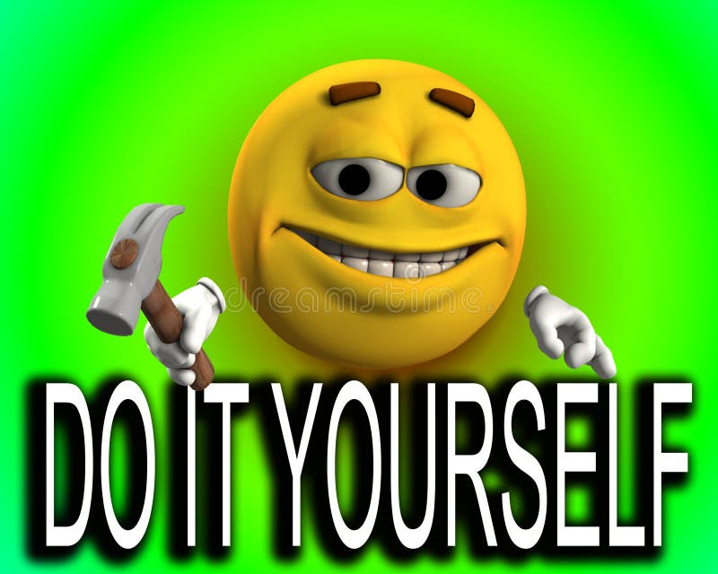 Do it Yourself stock illustration. Illustration of emotion - 5423129