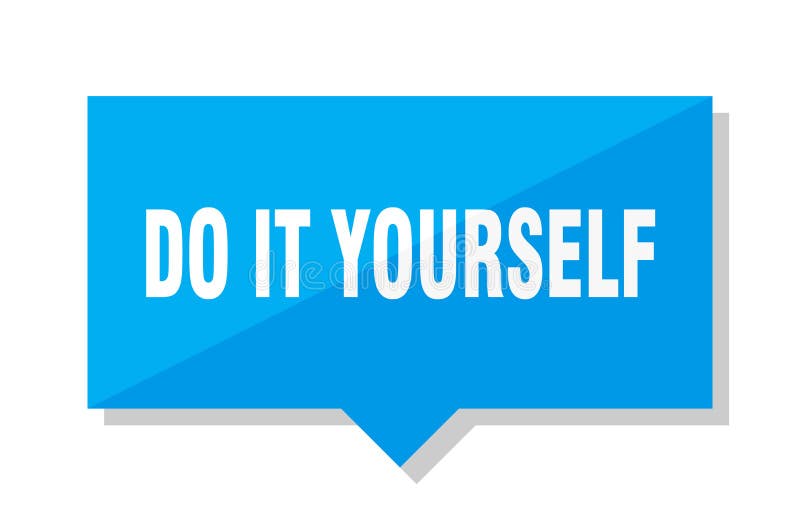 Do it yourself price tag stock vector. Illustration of mark - 118059133