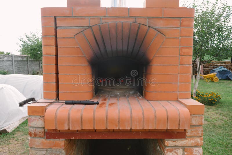 Do-it-yourself Professional Oven with Open Fire Built in Summer Cottage ...