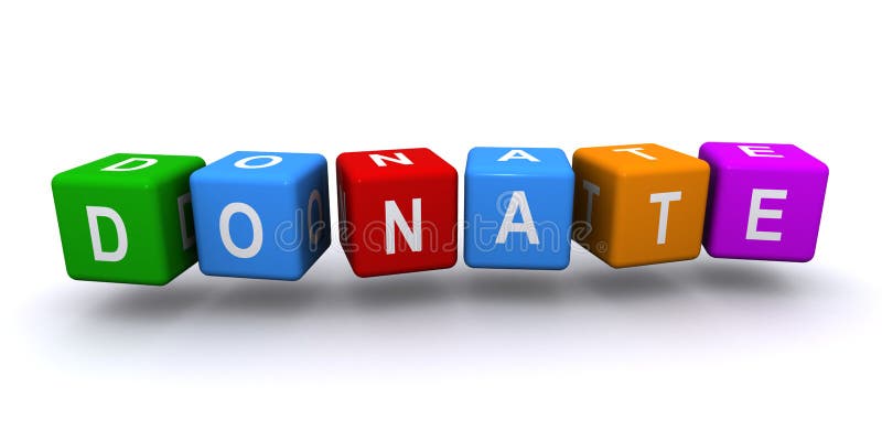 Doar Bloco De Texto Em Branco Ilustração Stock - Ilustração de aumento ...