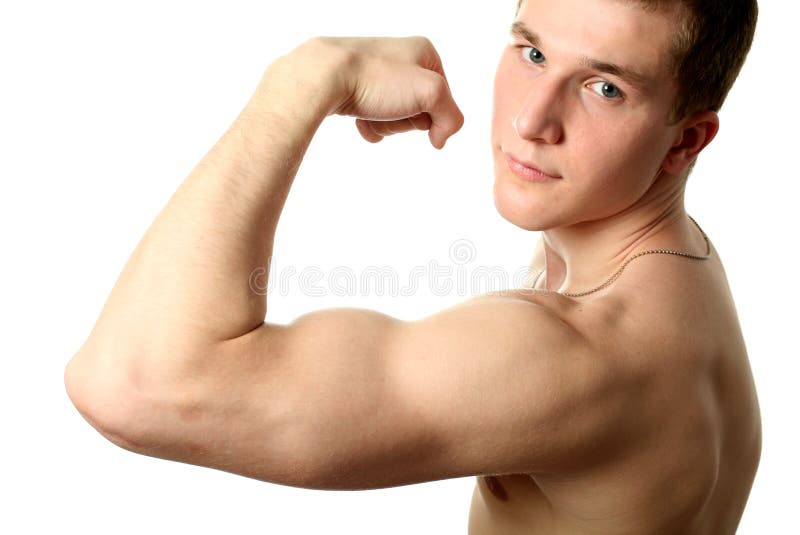 Modelo Masculino Atractivo En La Piscina Foto de archivo - Imagen de ...