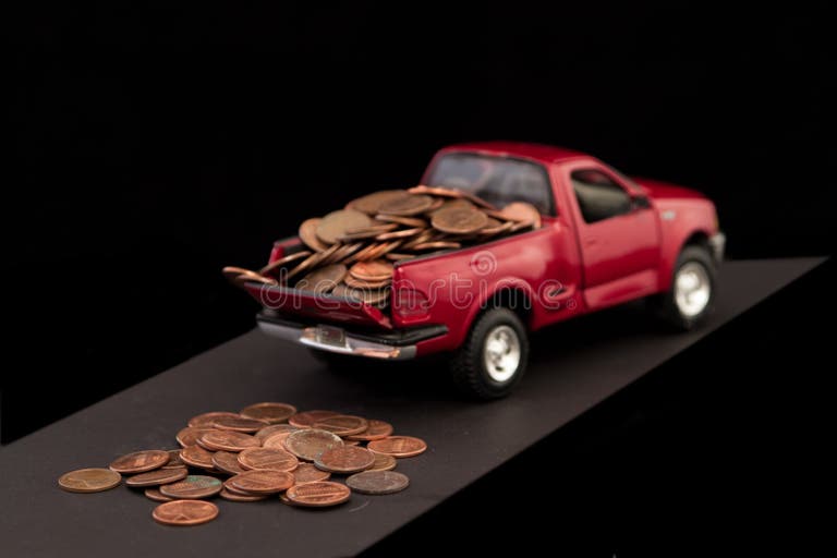 Dobra Com Moedas De Um Centavo Foto de Stock - Imagem de modelo, moedas ...