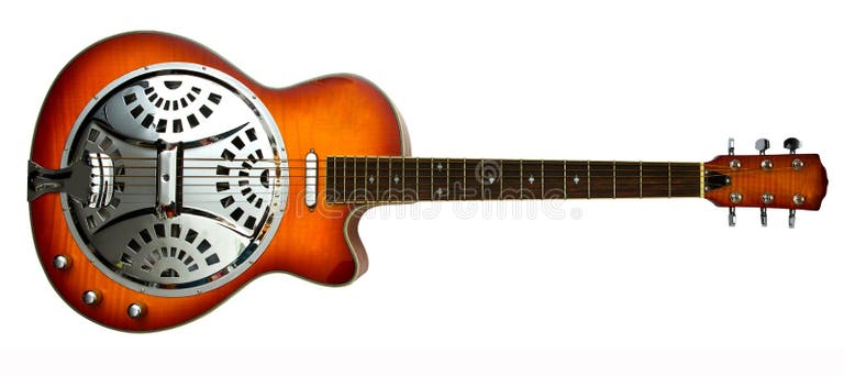 Dobro slide guitar stock photo. Image of isolated, blues - 14702076