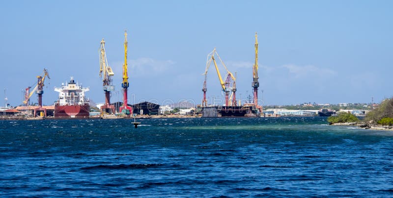 Doca seca foto de stock. Imagem de tropical, willemstad - 40028024