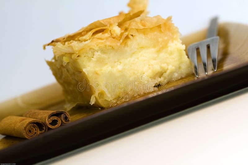 Doce grego foto de stock. Imagem de forquilha, alimento - 9044798