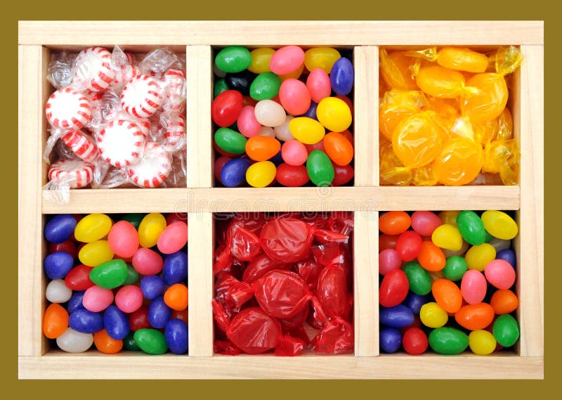 Doces coloridos imagem de stock. Imagem de roxo, presente - 35393941