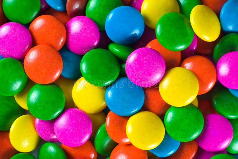 Doces De Chocolate Coloridos Imagem de Stock - Imagem de vermelho ...