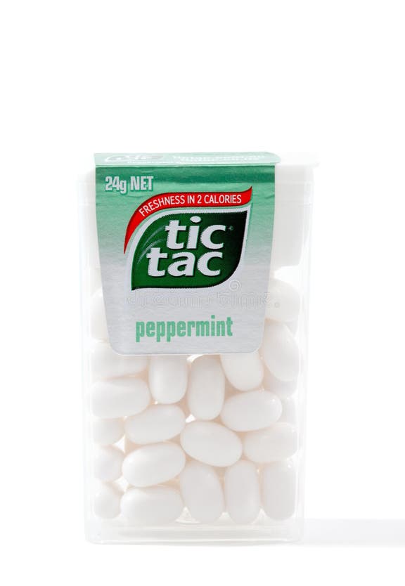 Doces De Peppermint De Tic Tac Foto de Stock Editorial - Imagem de ...