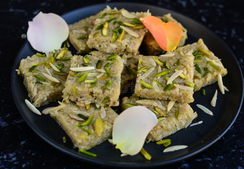 Doces Indianos - Burfi Do Mithai Do Ki Do Lauki Imagem de Stock ...