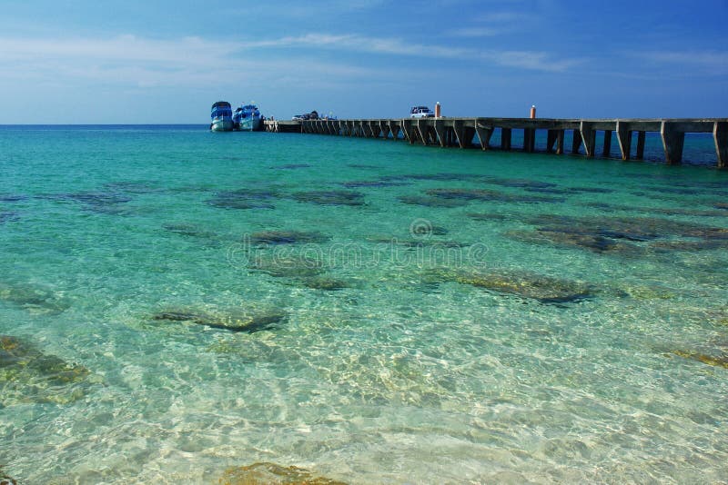 Eau de mer claire image stock. Image du sable, été, tourisme - 18568735